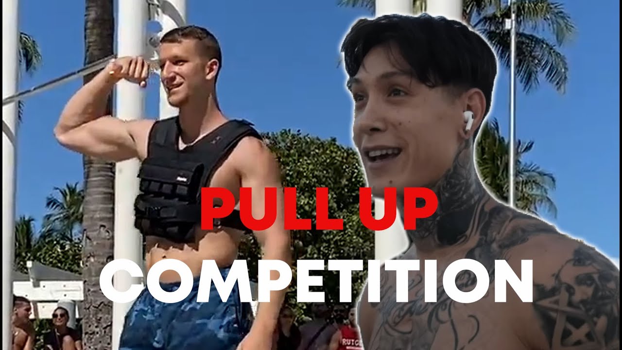 Muscle Beach Pull Ups Jam 2022 competition Paul x Chris Heria - YouTube