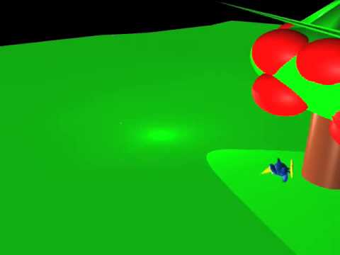 Copy of bird hit tree 3d animation - YouTube