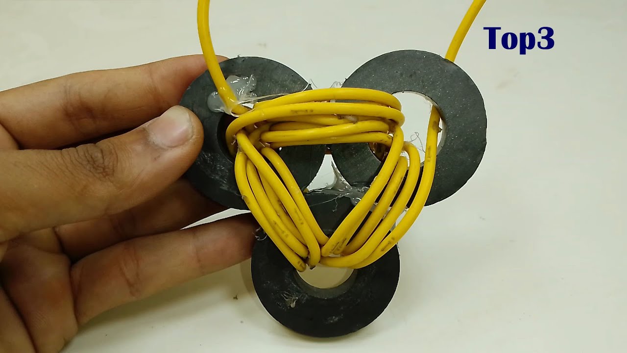 Top10 New amazing free energy generator homemade generator 220v make in ...