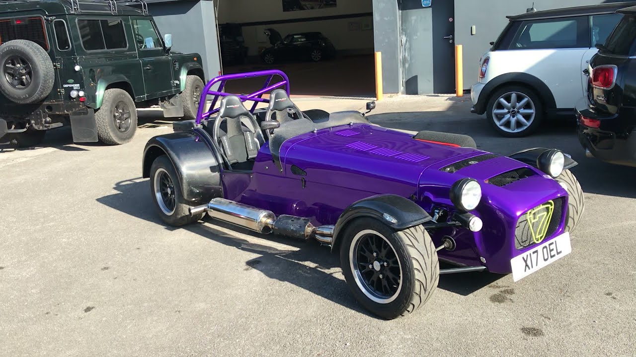 So I’ve had my Caterham painted purple! - YouTube