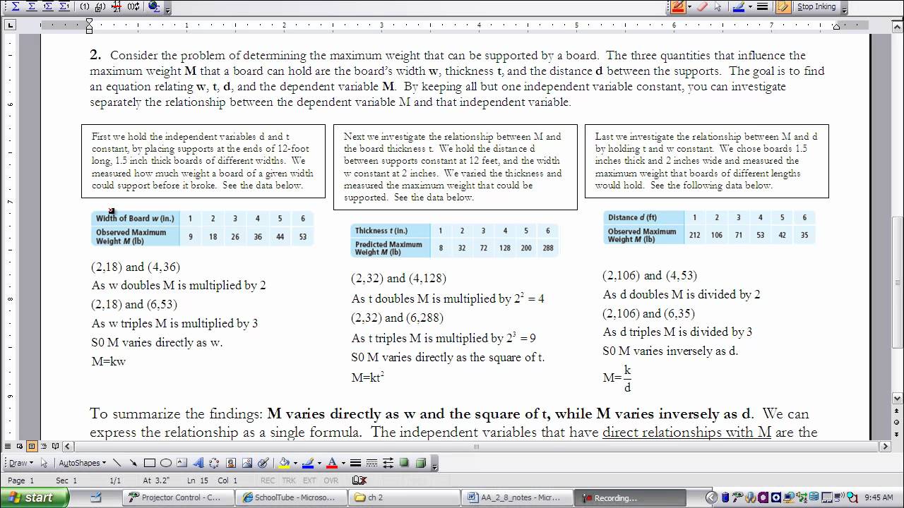 Advanced Algebra 2-8 - YouTube