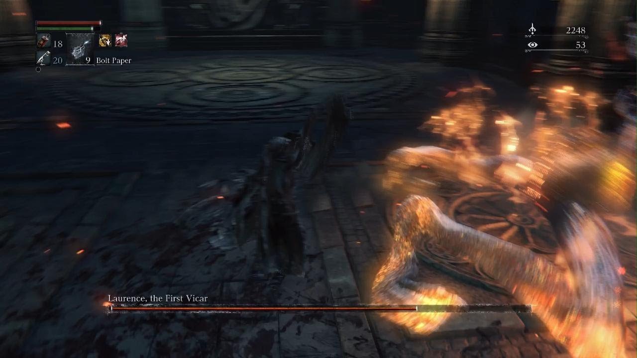 Laurence, the First Vicar - BL4, No Roll/Quickstep/Parry (Flawless, No ...