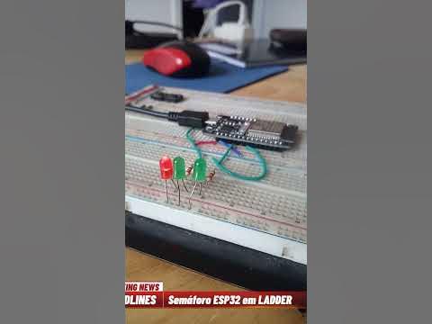 Semáforo em LADDER com ESP32 e OpenPLC - YouTube