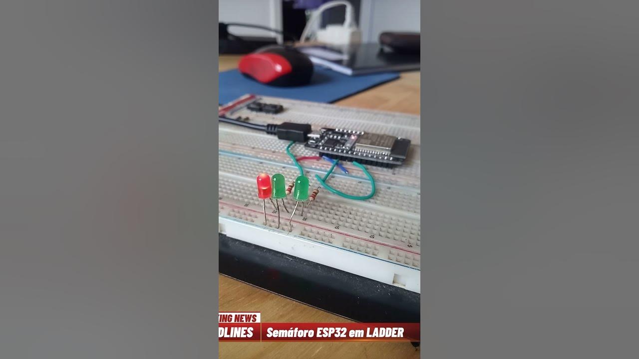 Semáforo em LADDER com ESP32 e OpenPLC - YouTube