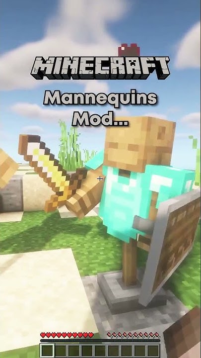 MANNEQUINS MOD IN MINECRAFT. - YouTube