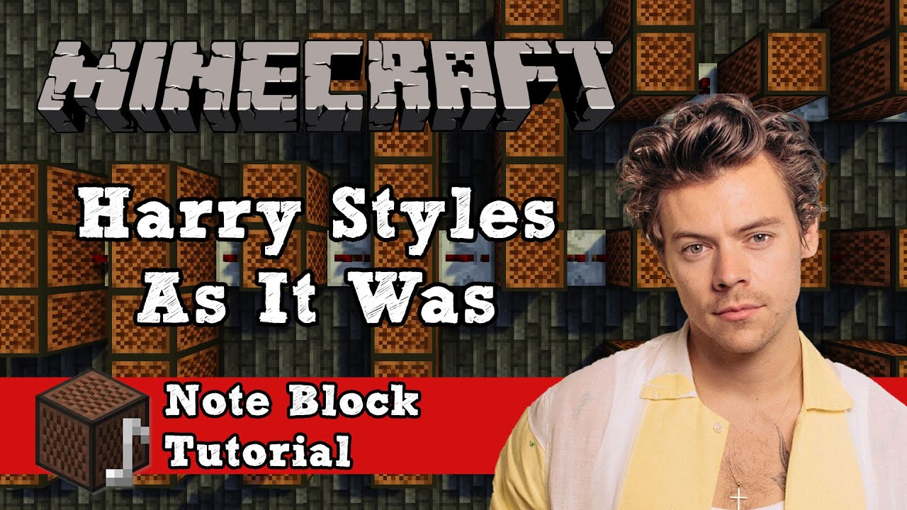 Harry Styles - As It Was (Minecraft Note Block Tutorial) - YouTube