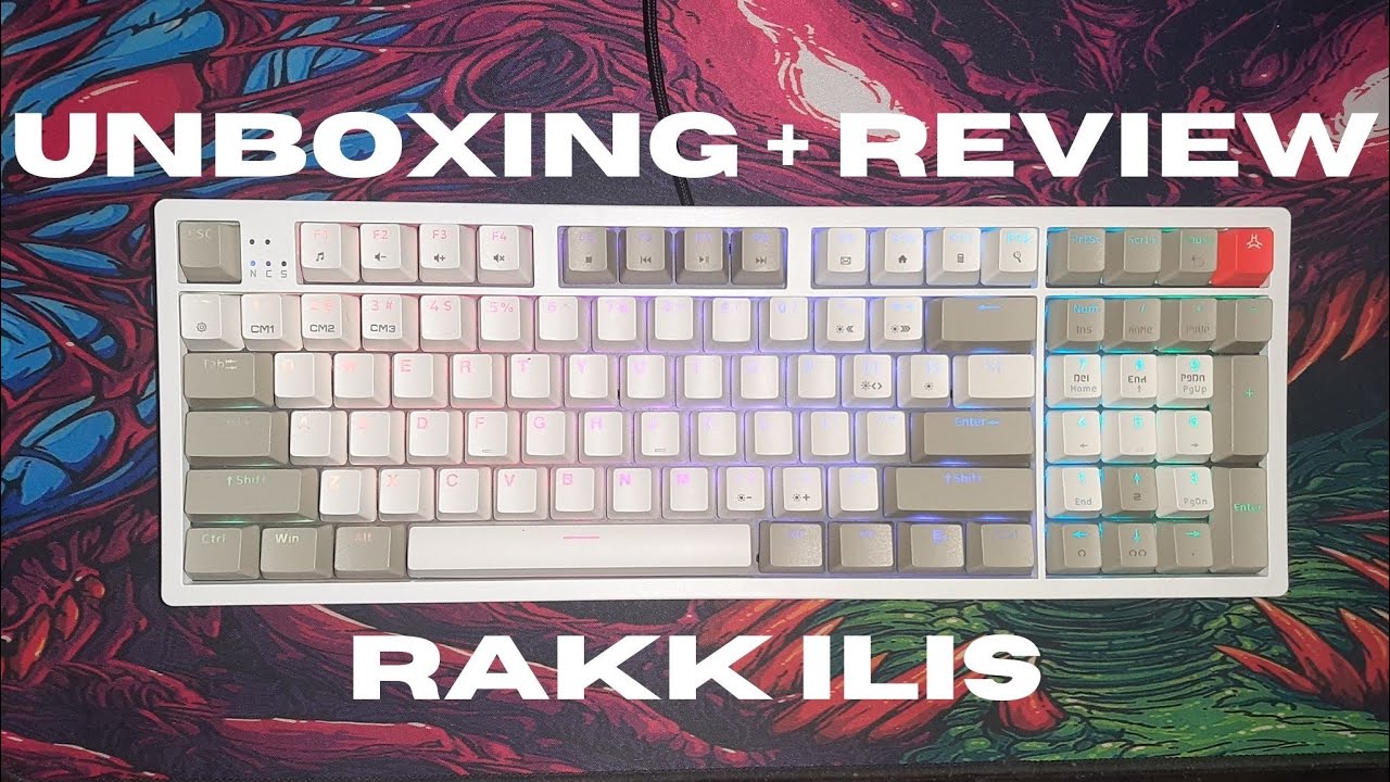 RAKK ILIS RGB Mechanical Keyboard - Unboxing & Review - YouTube