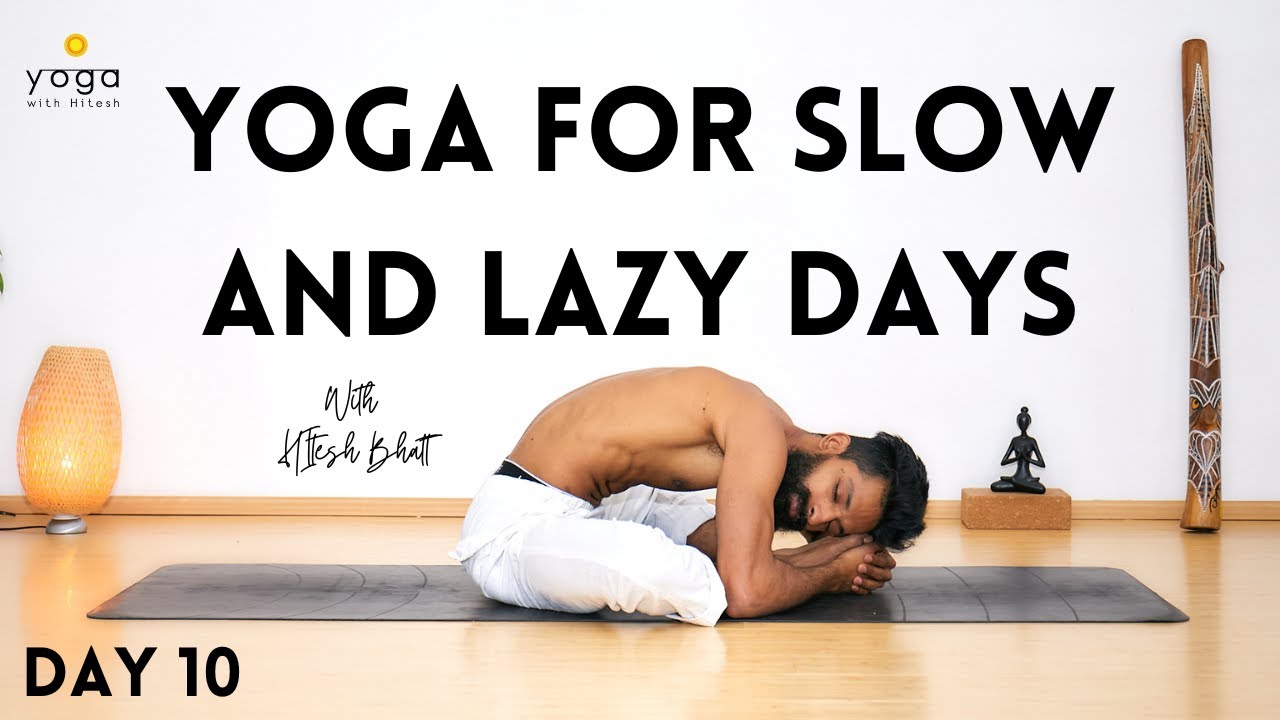 Yoga for a slow & lazy mornings II Gentle Hatha Yoga Practice - YouTube