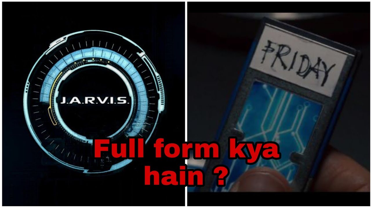 Full form of friday and jarvis || What does friday and jarvis stand for ...