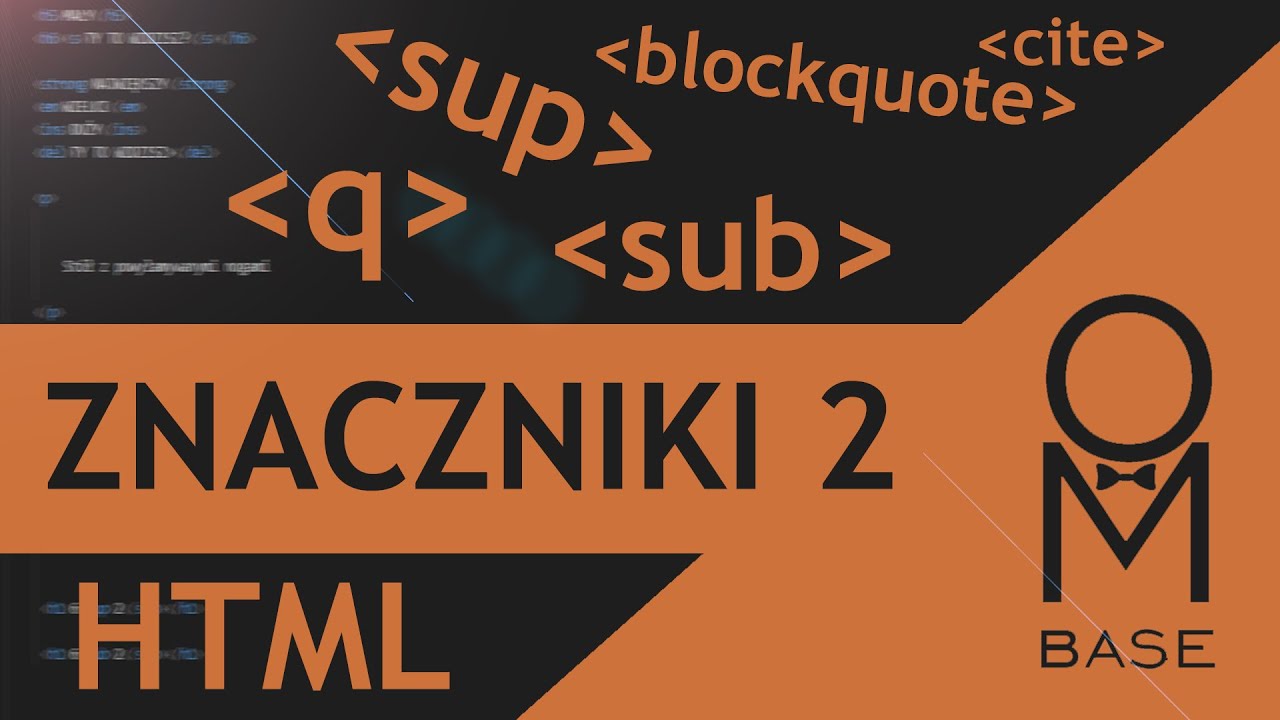 Znaczniki 2 Html Youtube