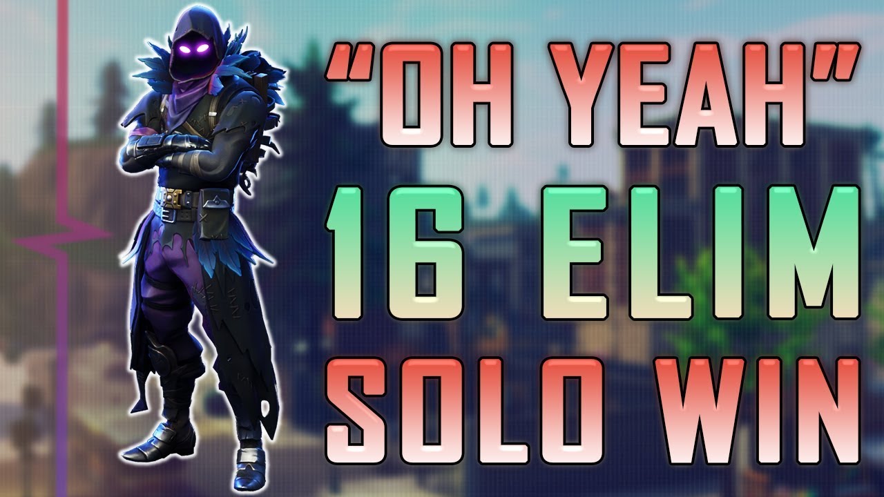 Fortnite - "OH YEAH!" 16 Elim Solo win! - May 2018 | DrLupo - YouTube