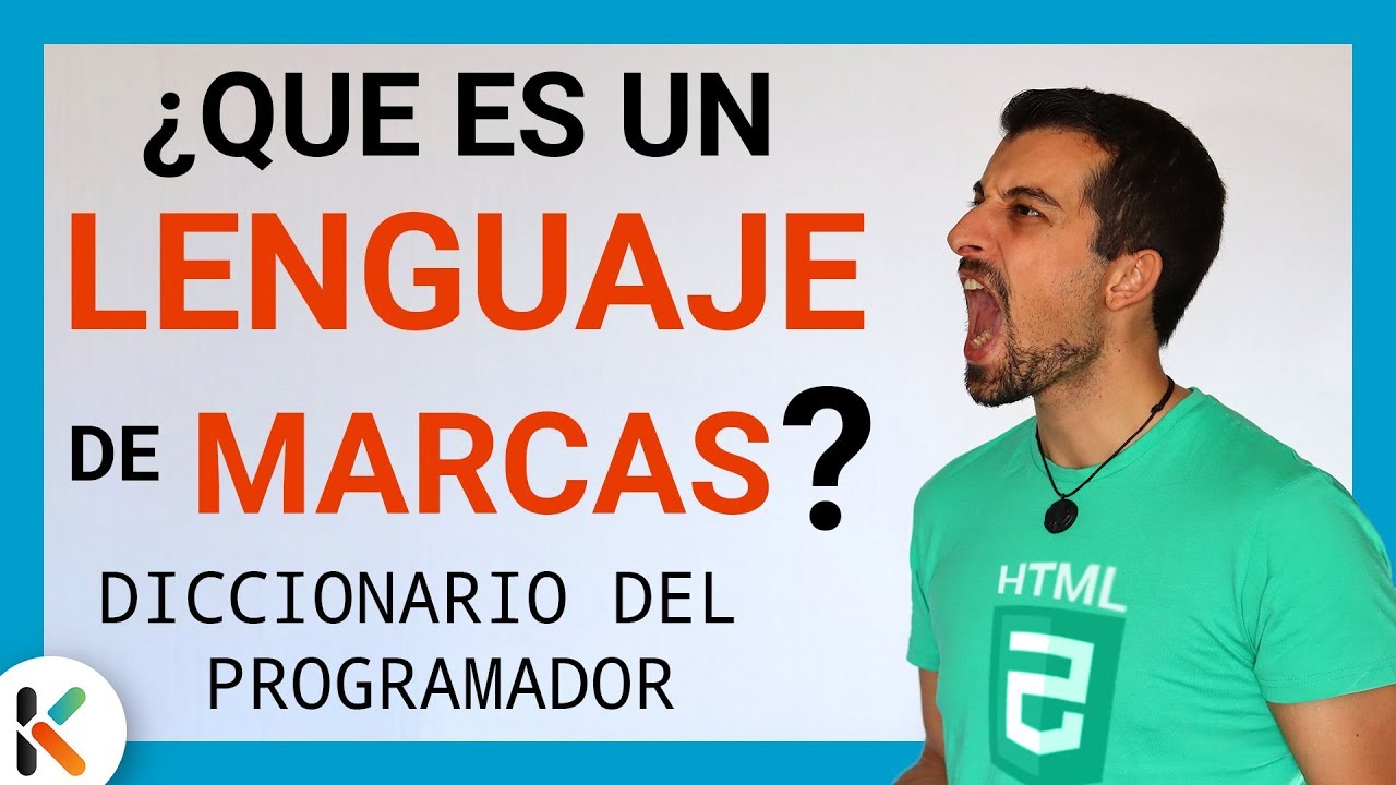 Ⓜ️ ¿QUÉ es un LENGUAJE de MARCAS? [Diccionario del PROGRAMADOR] - YouTube