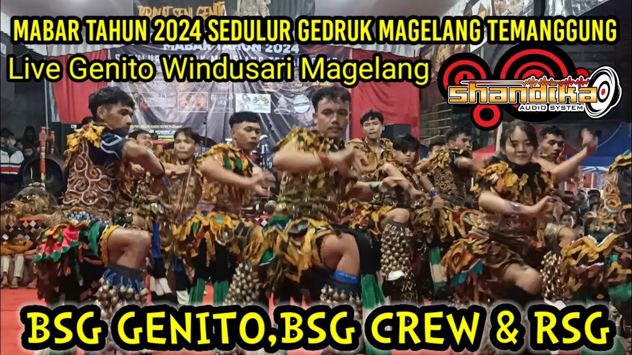 BSG GENITO,BSG CREW DAN RSG LIVE GENITO WINDUSARI ( MABAR 2024 SEDULUR ...