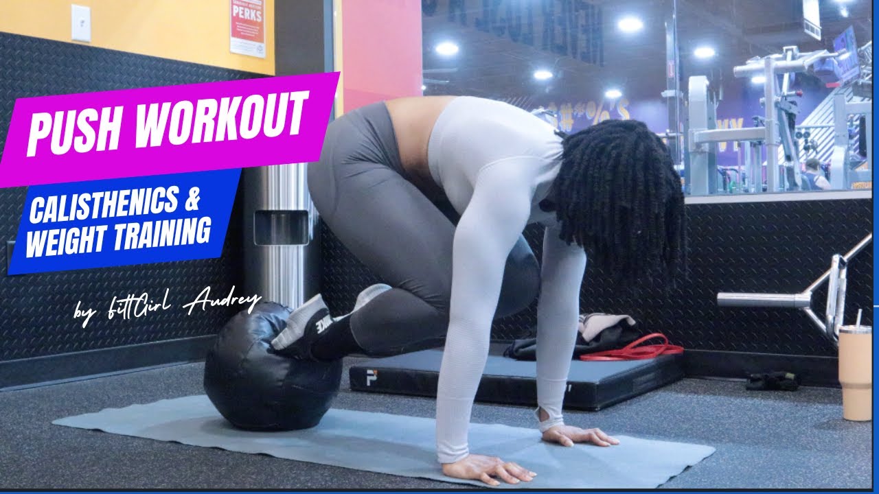 Upper Body Push Workout | Calisthenics and Weight Training - YouTube