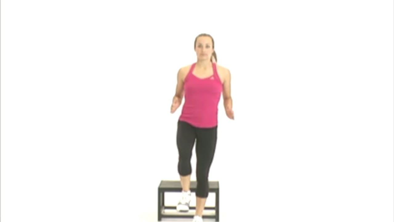Single leg box hop down sagittal plane - YouTube