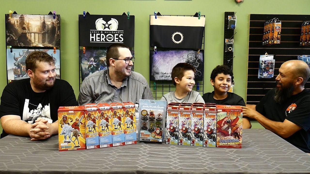 T3 - Marvel The Mighty Thor HeroClix Case Unboxing [HeroClix] - YouTube