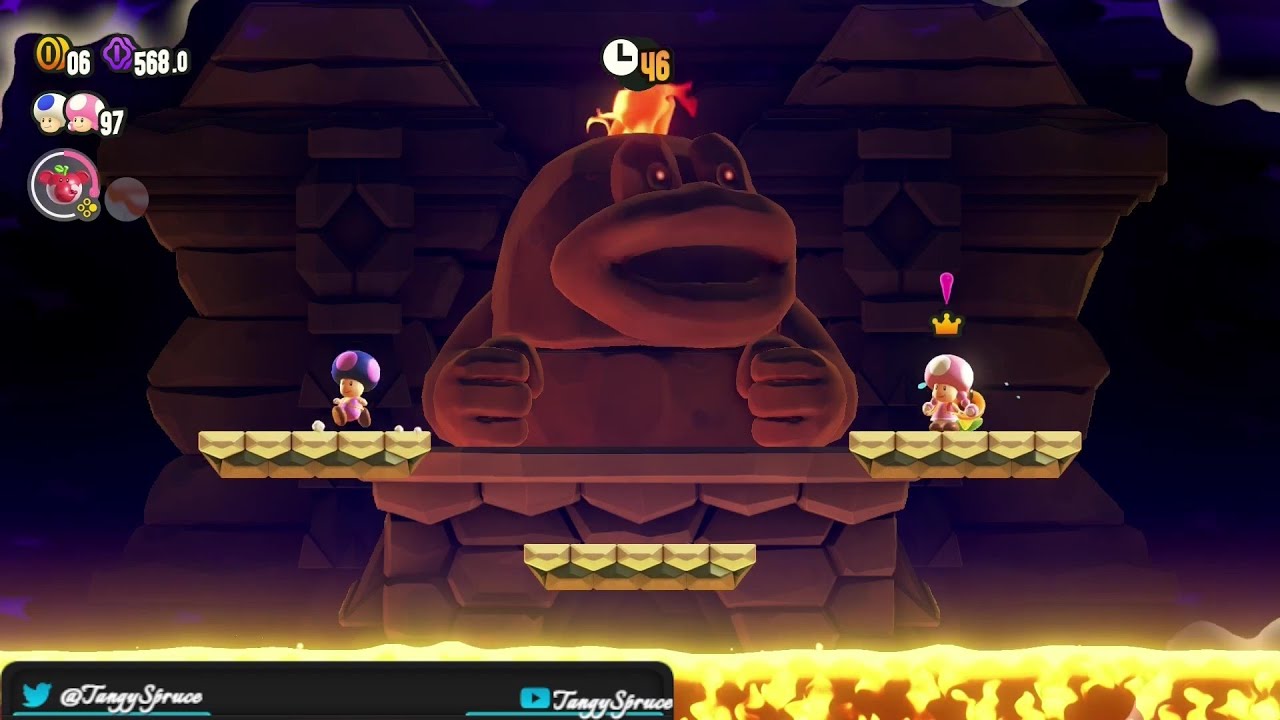 Mario Wonder Playthrough - Everything Hurts in Magma Bogs (Part 17 ...