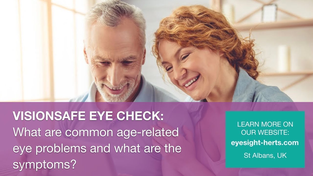 What are common age-related eye problems and what are the symptoms ...