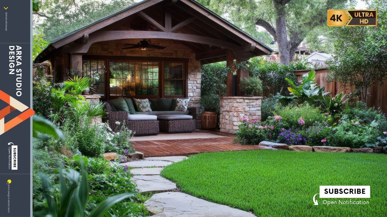 Rustic Garden Escape: Cozy Outdoor Living Room & Small Backyard Ideas ...