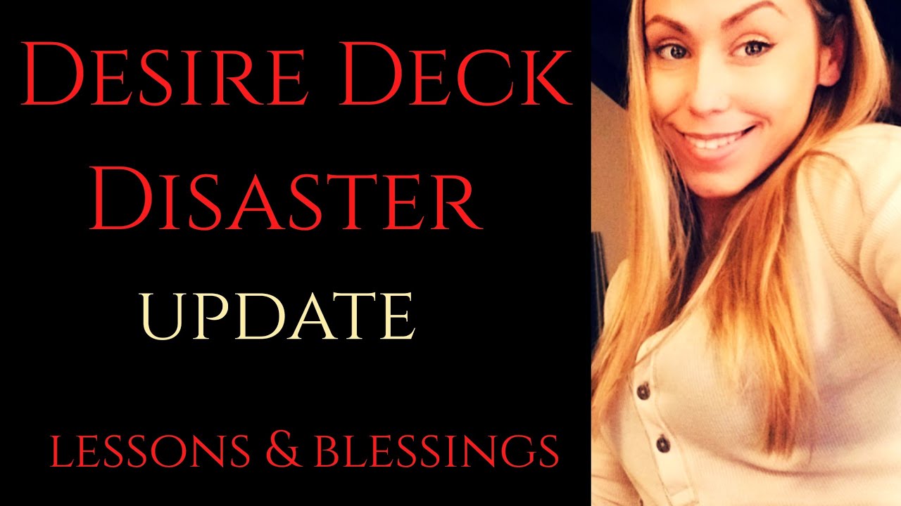 Deck Disaster! I Am Sorry To Anyone This Impacts - YouTube