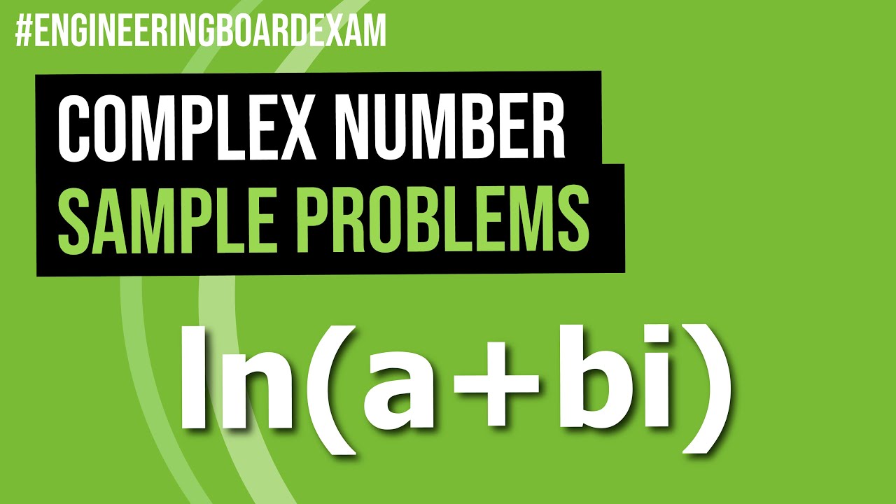 How to solve ln of a complex number - YouTube