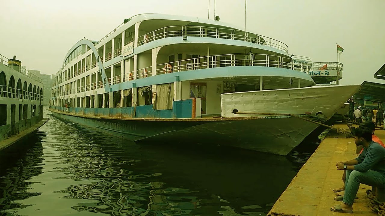 Dhaka Barisal By Launch & Ferry Ghat terminal || sadarghat launch Dhaka ...