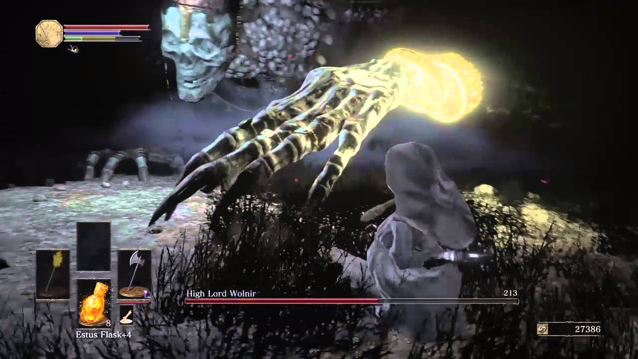 Dark Souls 3 Level 1 High Lord Wolnir - YouTube