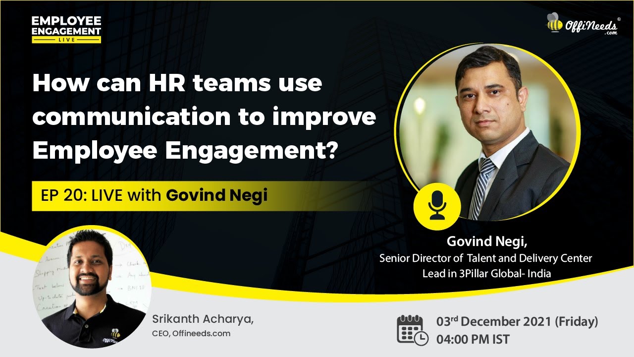Ep20: Employee Engagement Live with Govind Negi - YouTube