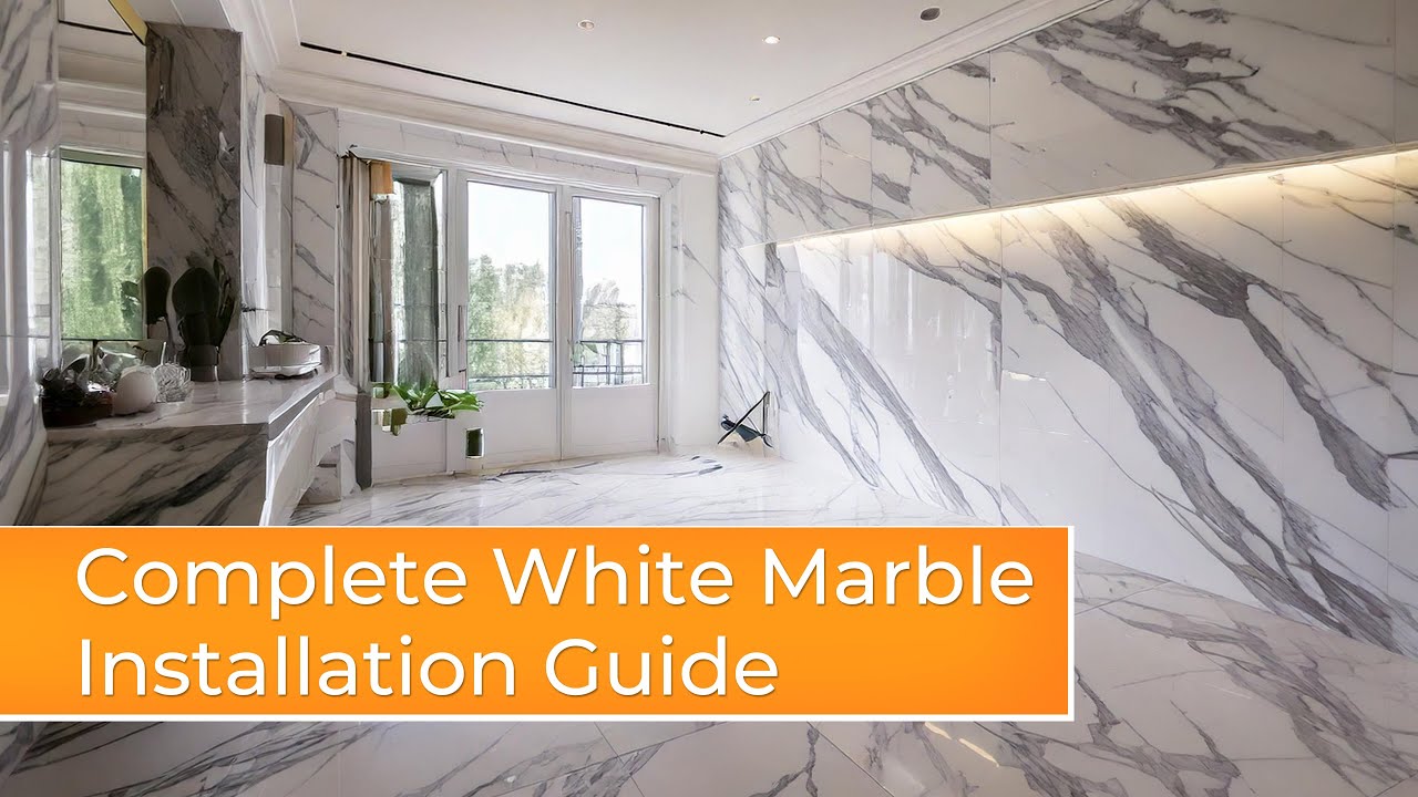 Complete White Marble Installation Guide - YouTube