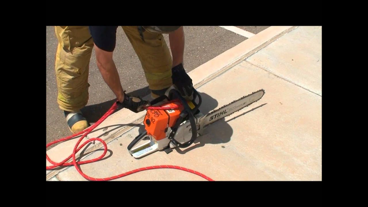 How to Hoist Firefighter Tools - YouTube