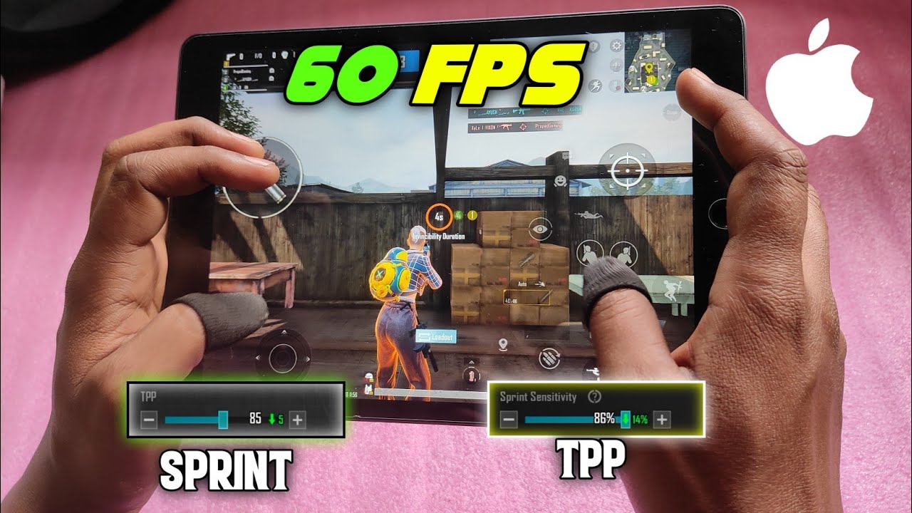 60 FPS 🔥 iPad Gameplay | iPad Sensitivity | iPad Generations,8,9,Air,4 ...