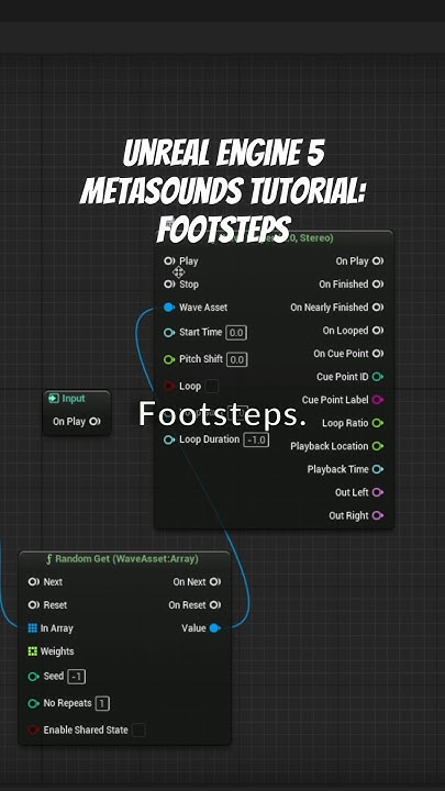 Unreal Engine 5 MetaSounds Tutorial: Footsteps #gameaudio #sounddesign #unrealengine # ...
