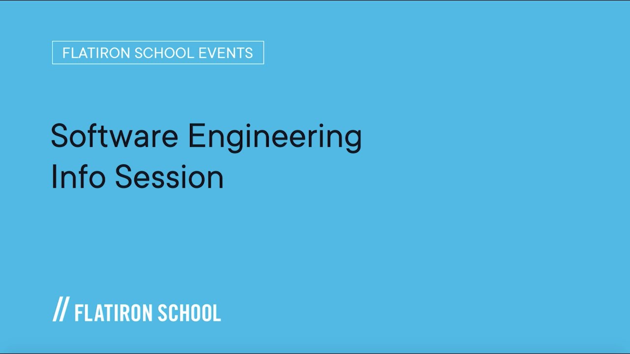 Software Engineering Info Session - YouTube