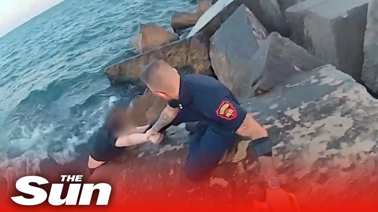 Police officers rescue vulnerable woman from deep water at Lake ...