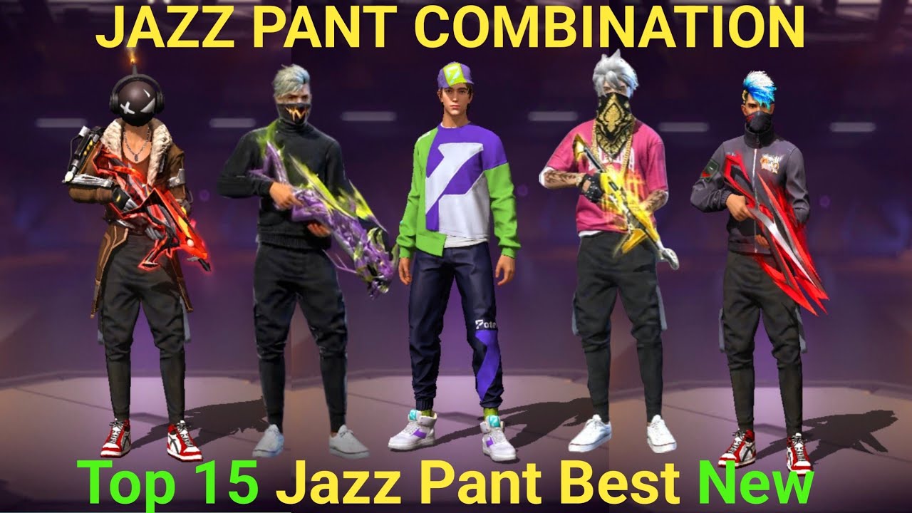 Top 15 Jazz Pant Best Free Dress Combination in | Free Fire Dress ...