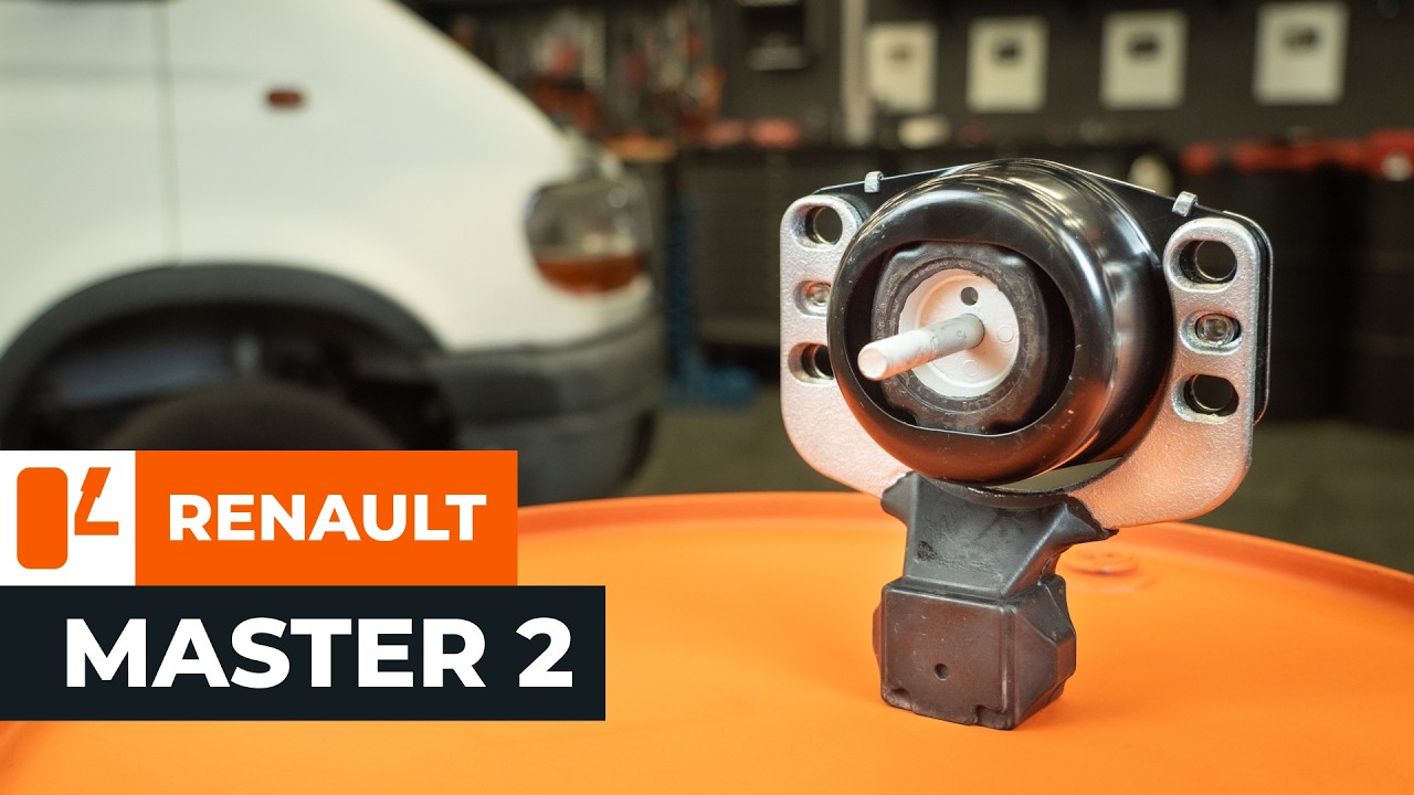 How to replace the right engine mount on the RENAULT MASTER 2 Van ...