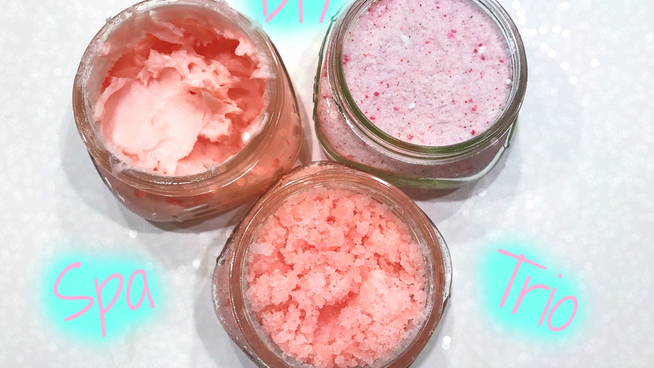 DIY SPA TRIO | Body Scrub, Bath Soak, Body Butter - YouTube