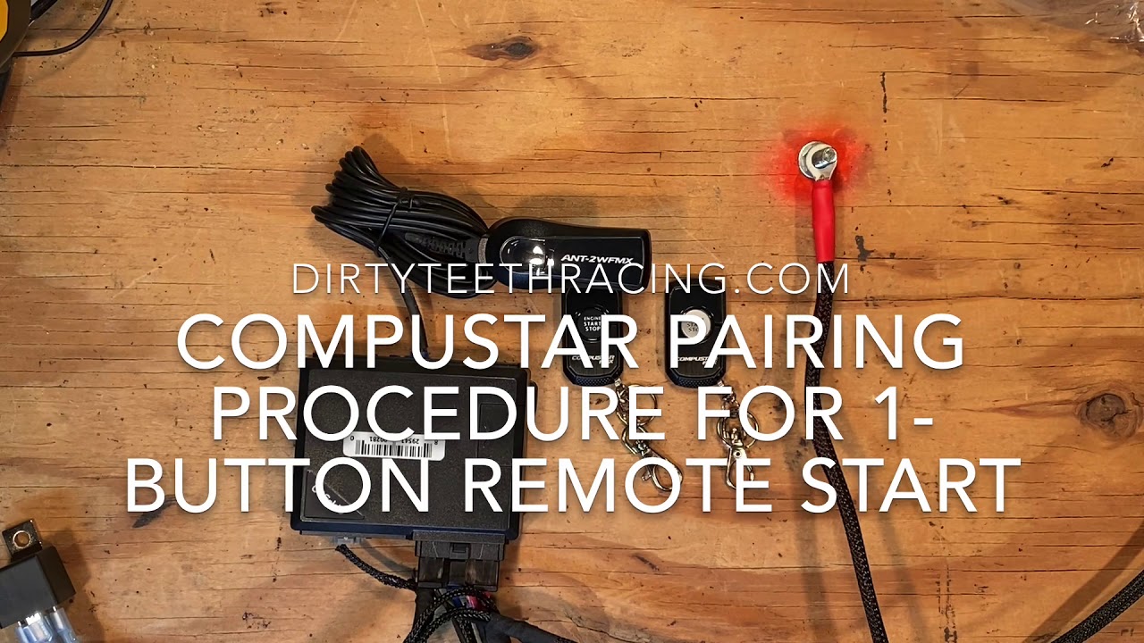 Compustar 1-button remote pairing instructions. Dirty teeth racing plug and play SXS kit. - YouTube