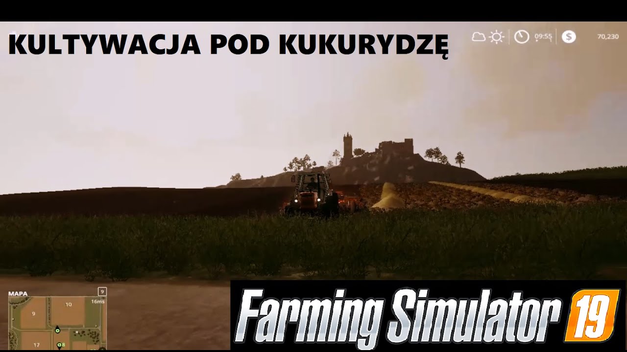 Kultywacja powiększonego pola pod kukurydzę #fs19 - YouTube