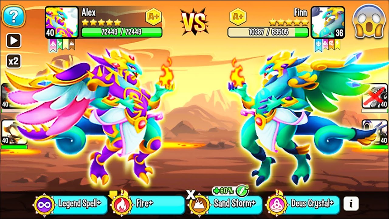 Dragon City: High Typhoon Dragon | NEW League Battle 400 [MAX LEVEL] 😱 ...