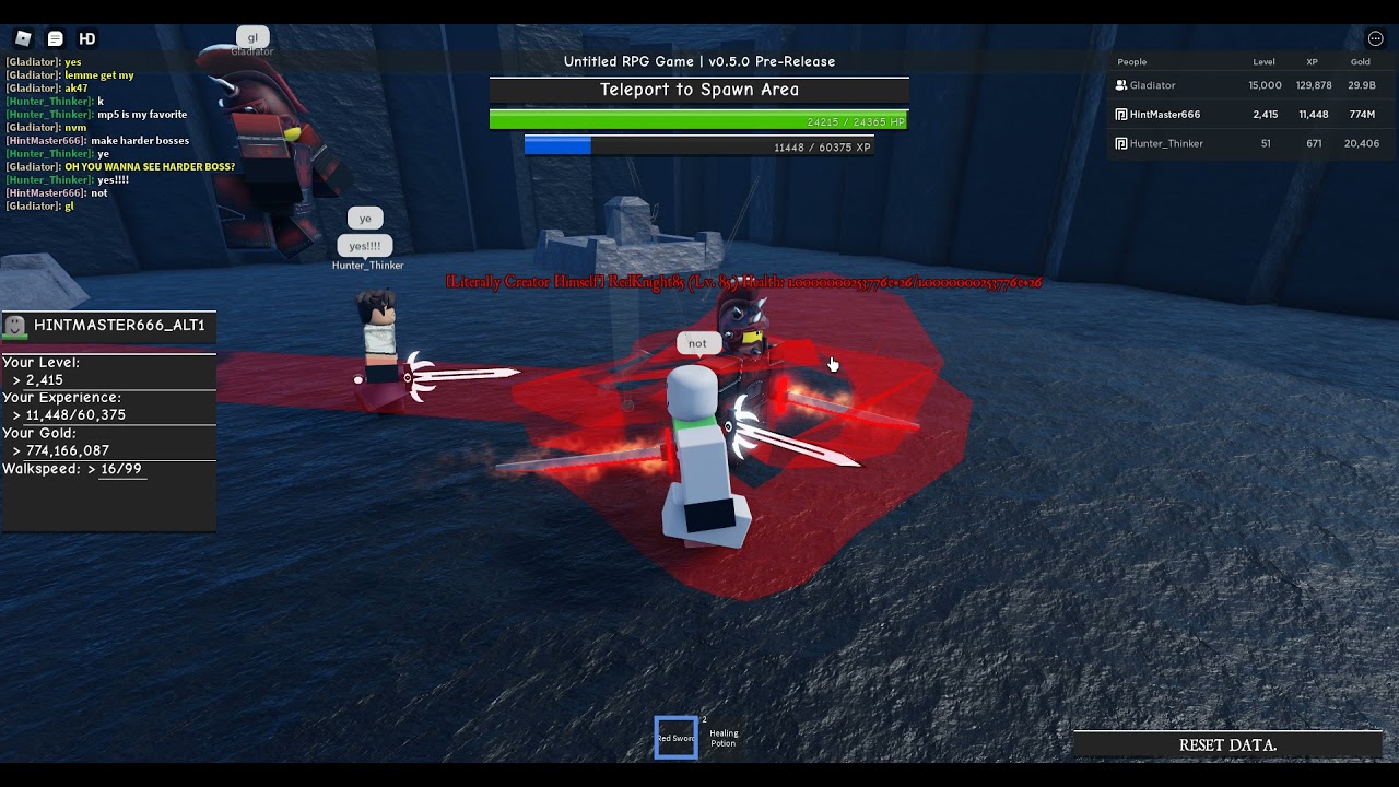 Playing Untitled RPG Game - YouTube