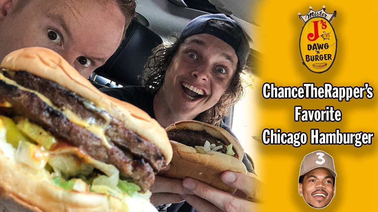 Eating Chance The Rapper's Favorite Chicago Burger! - YouTube