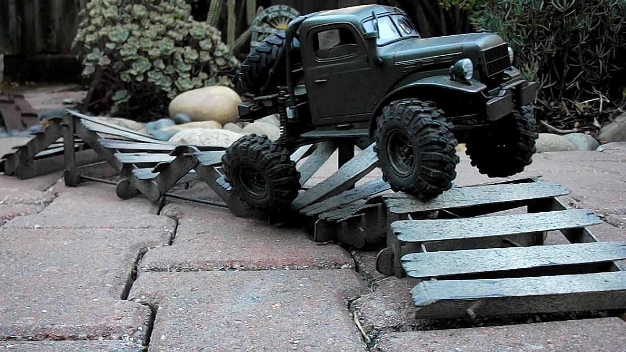 Crawler Popsicle stick obstacle - YouTube