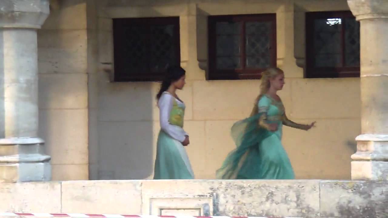 Merlin (BBC) - On the Set @ Pierrefonds - Gwen & Vivian Scene - YouTube