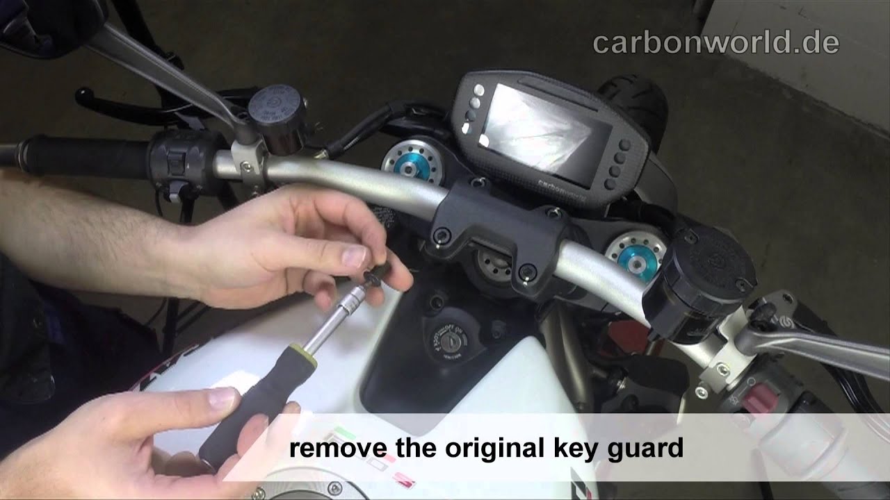 carbon key guard 005DM12matt for Ducati Monster 1200 by carbonworld.de ...