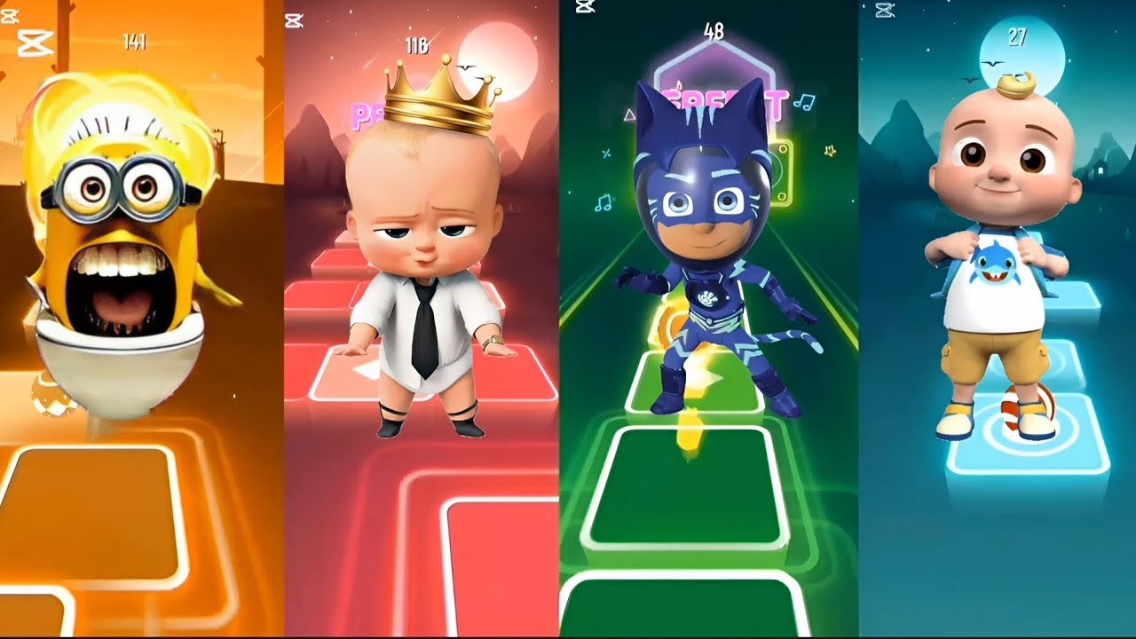 Minions vs bos babi vs pj masks vs Coco melon - YouTube