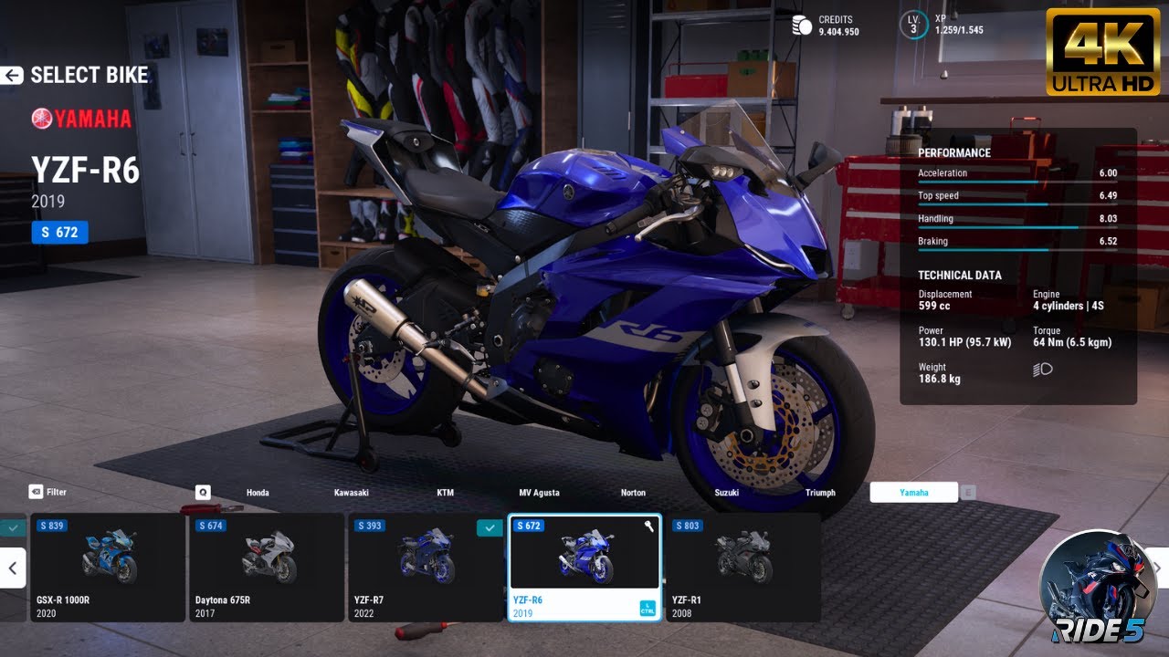 CRAZY REVS 16,000 RPM !! |YAMAHA YZF-R6 2019 | RIDE 5 [4K 60 FPS HDR ...