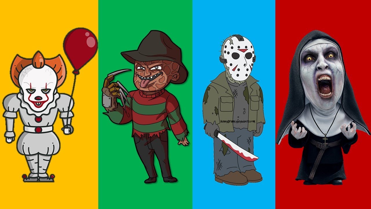 Scary Characters From Different Movies | Pt. 2 - YouTube