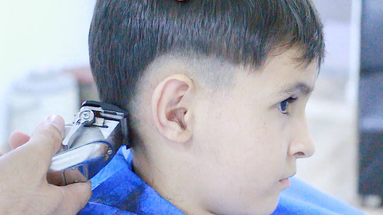 at home learn boy hair cutting | haircut tutorial #stylistelnar - YouTube