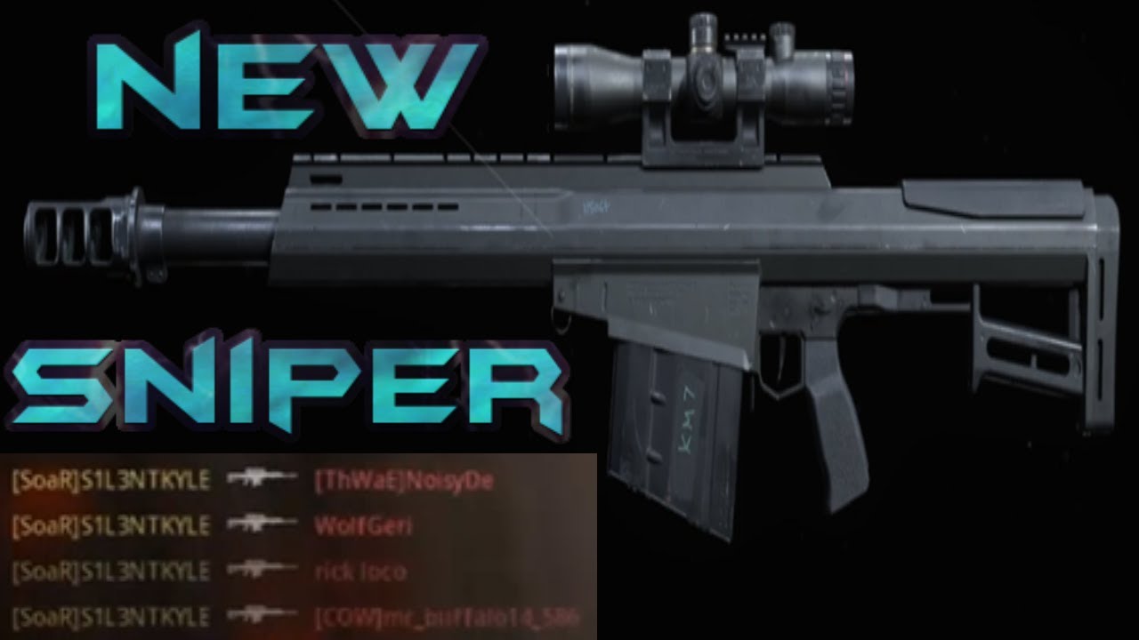 NEW SNIPER Rifle In Modern Warfare (Barrett 50 Cal/Rytec AMR) - YouTube